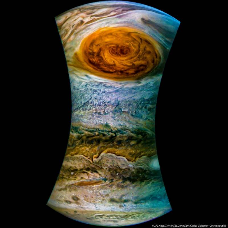 Nasa difunde las primeras imágenes de la "Gran Mancha Roja" de Jupiter ...