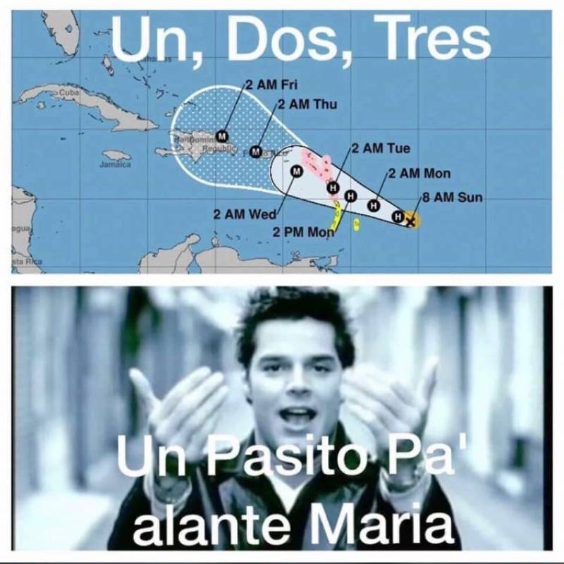Huracán María no se salva de los memes | Metro