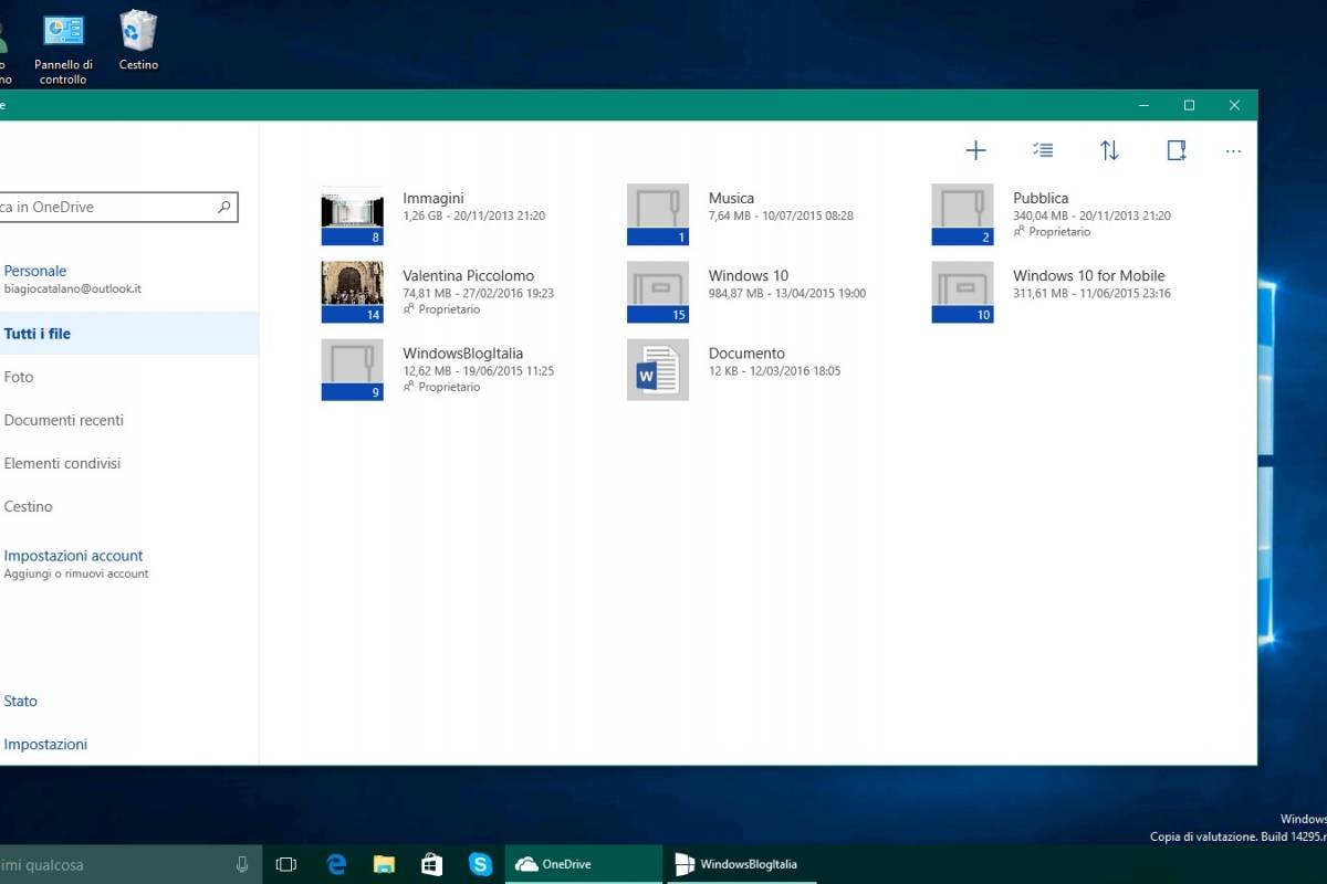Revelan nuevas imágenes de la app universal de OneDrive