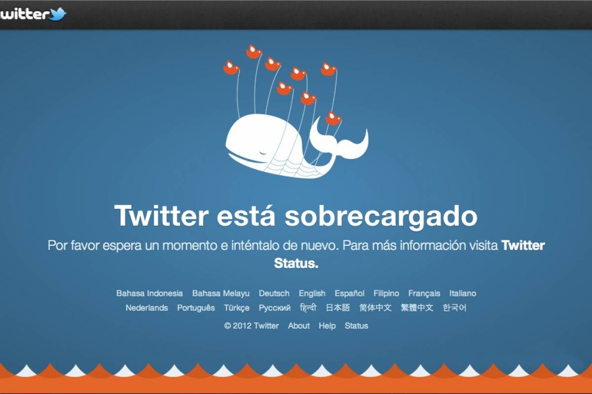 Twitter revela que eliminó su reconocida imagen del "Fail Whale"