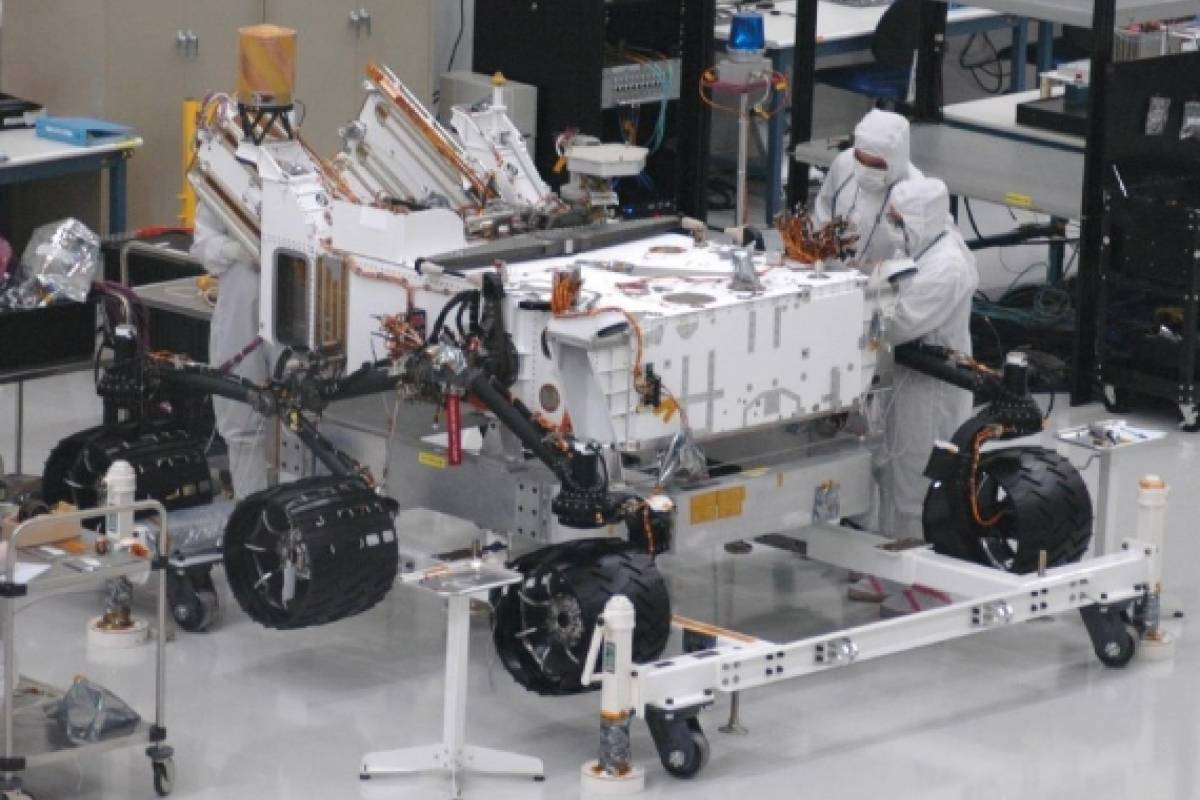 Sigue en vivo la construcción del rover Curiosity