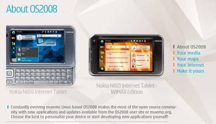 Nokia lanzaría una versión WiMAX de su Tablet N810 – FayerWayer