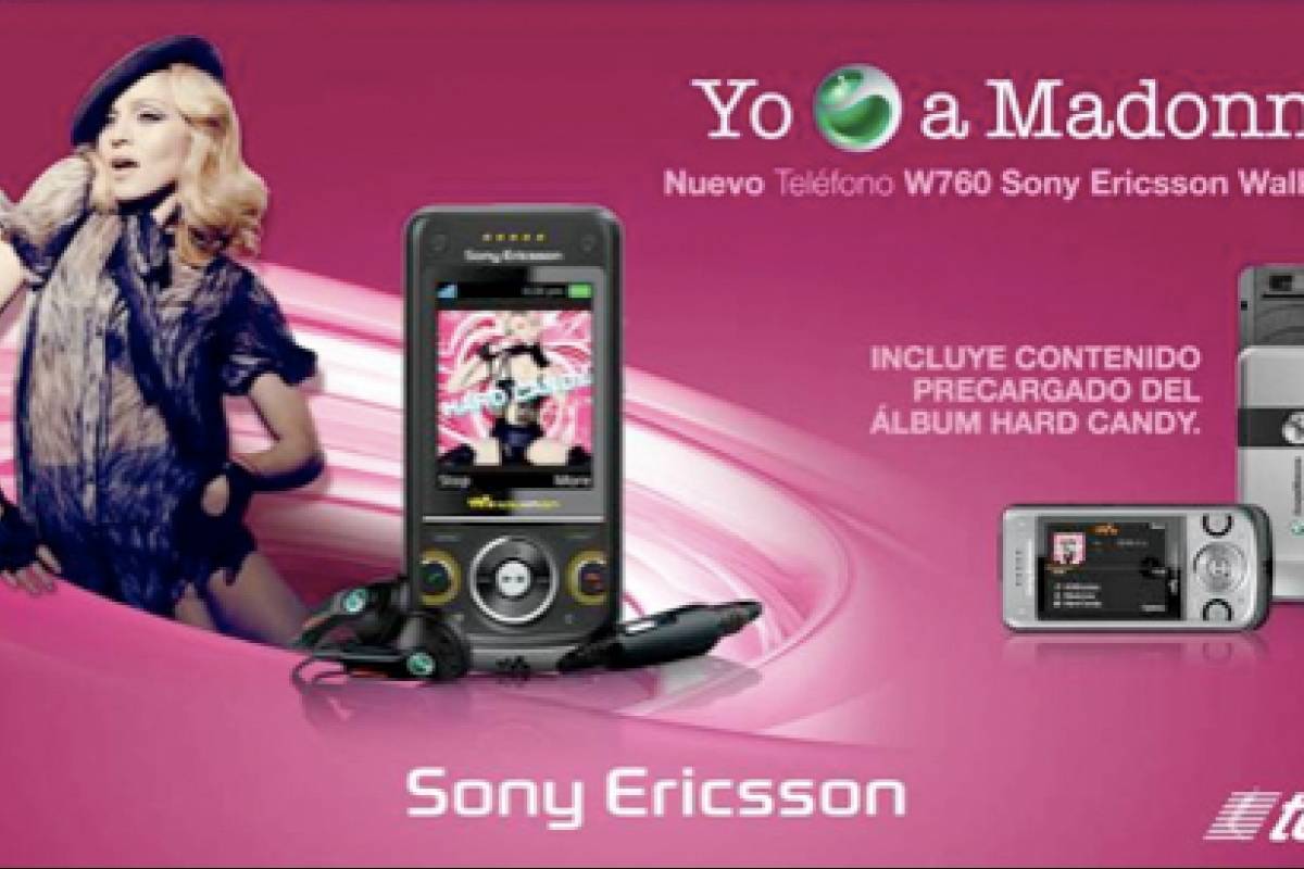 Sony Ericsson W760 con Hard Candy incluido