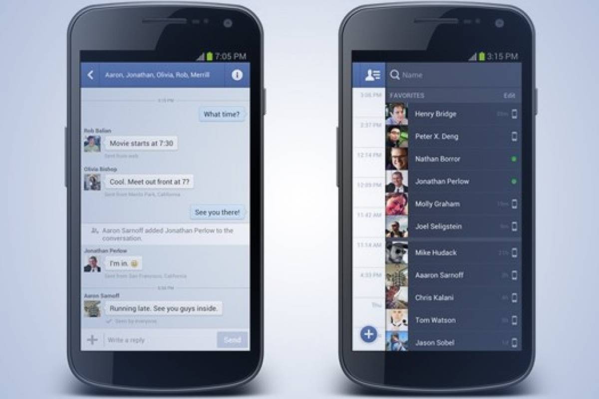 Facebook actualiza sus aplicaciones para Android y iOS