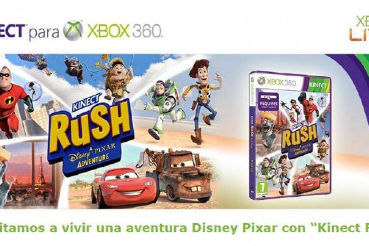 Xbox España te invita a vivir una aventura Disney Pixar con Kinect Rush