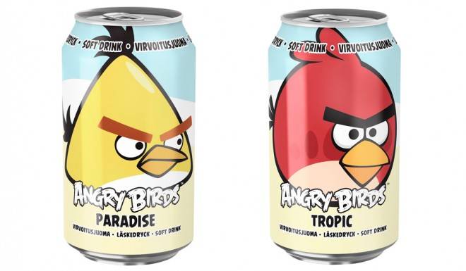 Las bebidas de Angry Birds