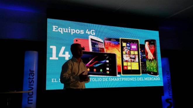 Movistar presenta su red 4G en Chile