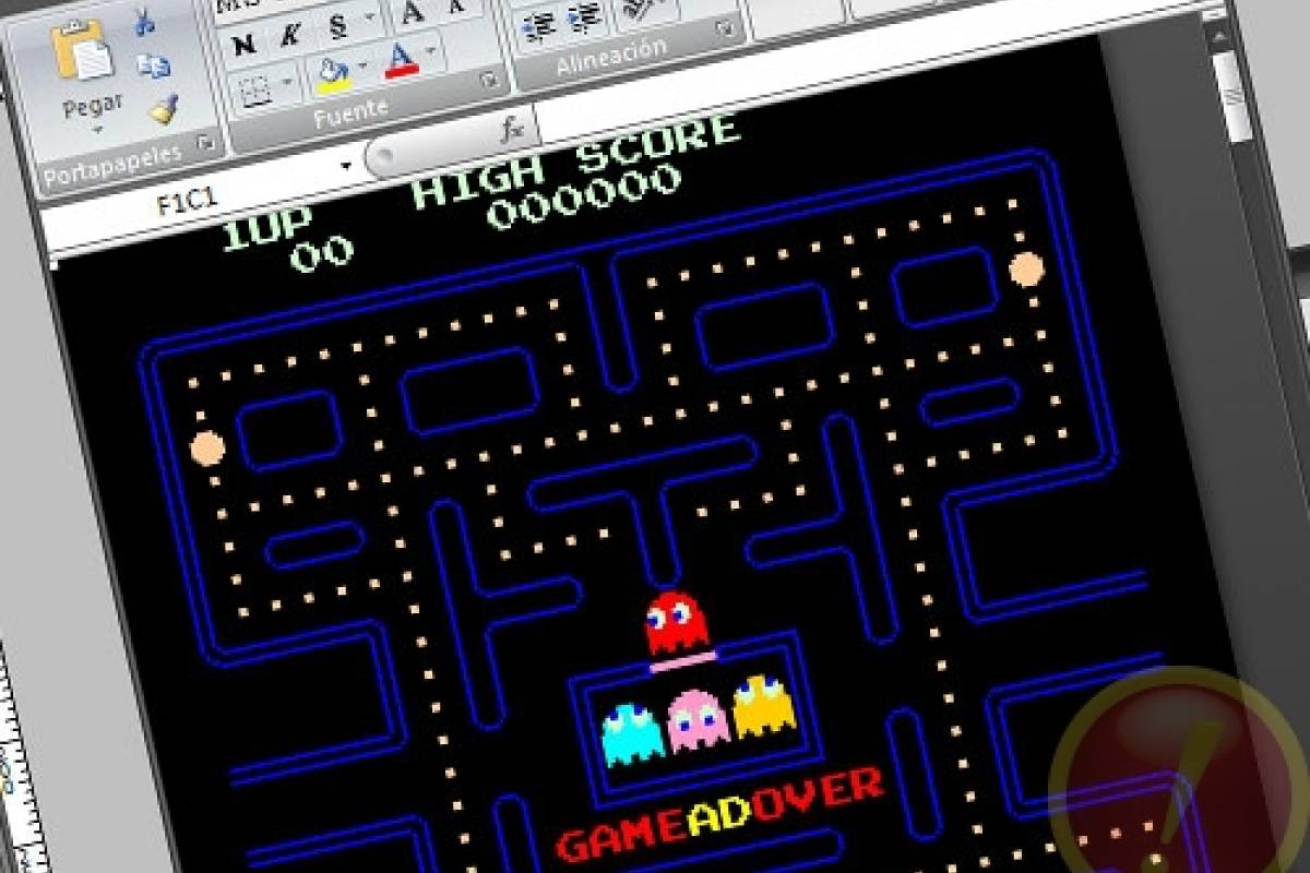 Fomingo de Pacman y Space Invaders en Excel, no falta el que está en la ...