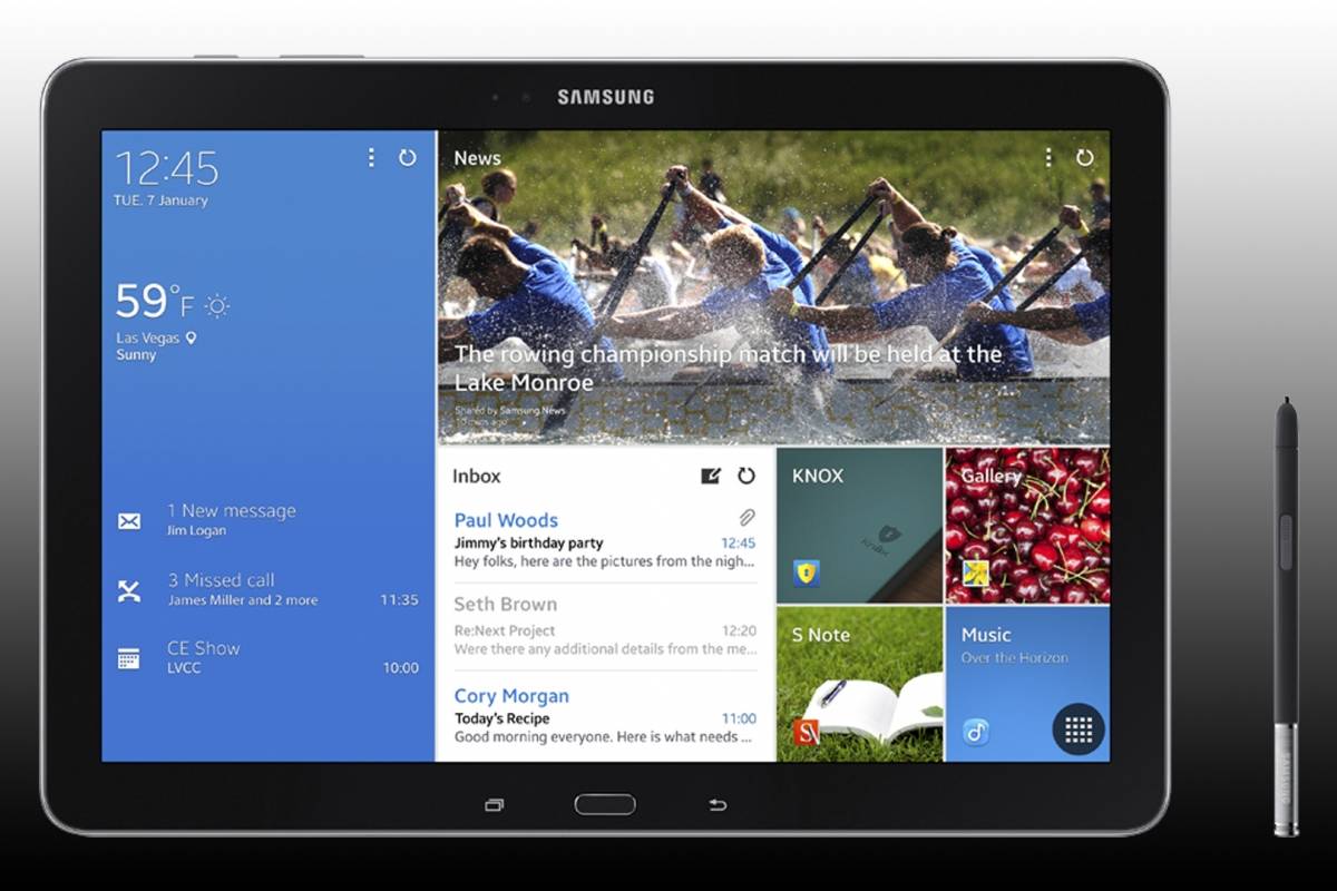 Samsung Lanza En Chile Las Nuevas Tablets Galaxy Note Pro Y Tab Pro