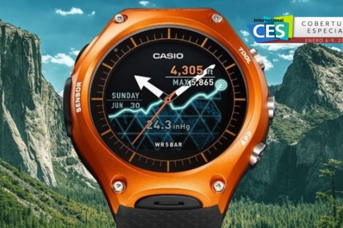 Casio lanza su primer smartwatch con Android Wear #CES2016