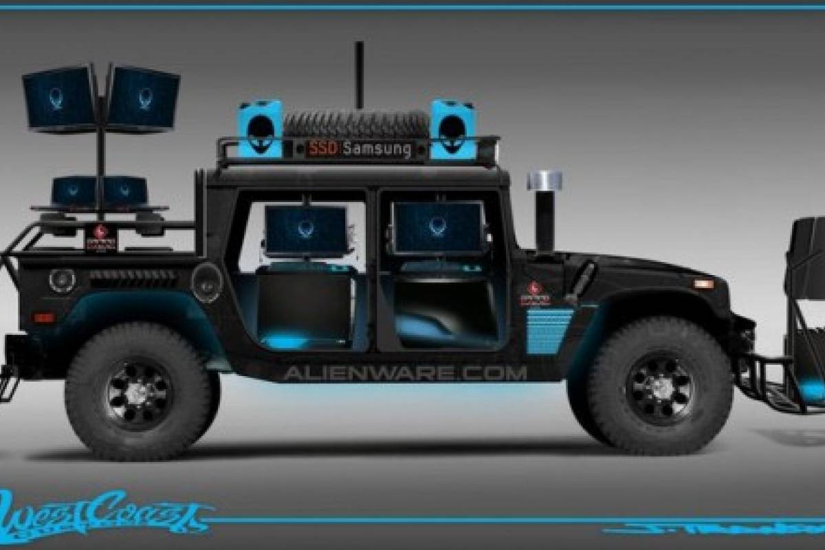 AMD muestra la Alienware Hummer LAN Party [Comic-Con 10]