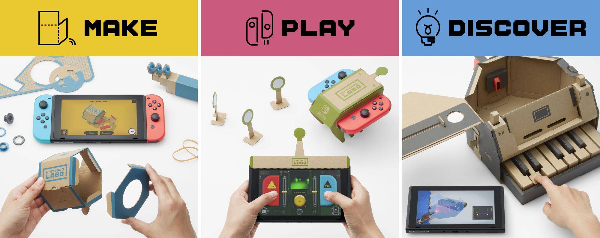 Nintendo Labo: la nueva experiencia “de cartón” de Nintendo Switch