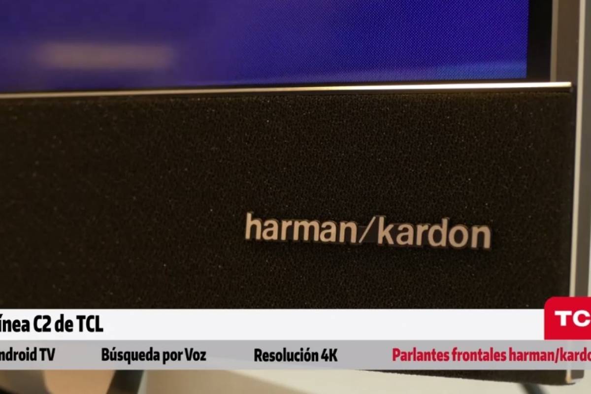 Televisor TCL C2: Te mostramos los parlantes Harman/Kardon