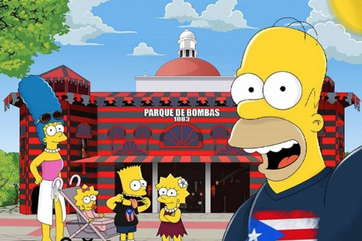 Los Simpson andan turisteando por la Isla del Encanto | Metro