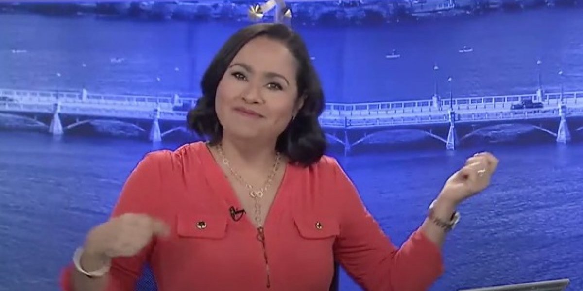 Keylla Hernández protagoniza tremendo "blooper" en vivo | Metro