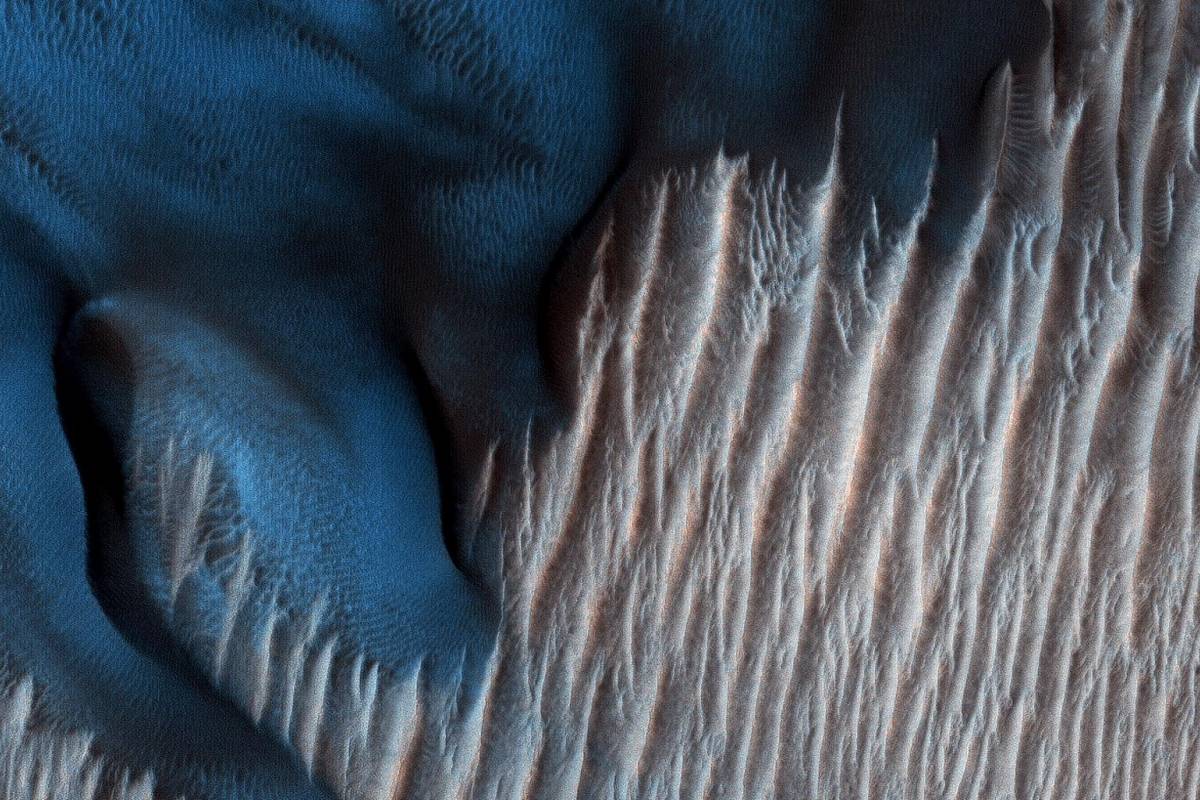 ¡Dunas azules en Marte! NASA presenta inédita fotografía