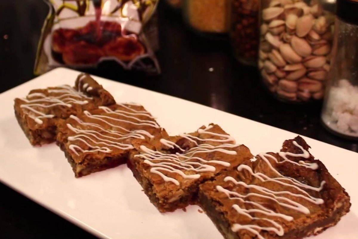 Receta Chancaca Deliciosa: prepara un delicioso blondie con frambuesas ...