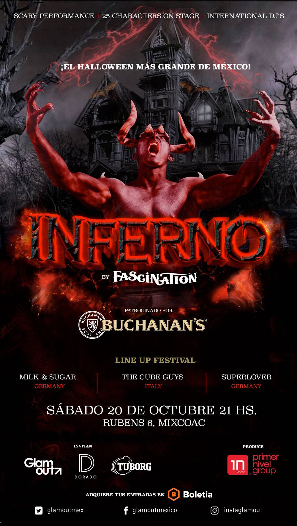 INFERNO: El Halloween más grande de México se acerca y tenemos boletos ...