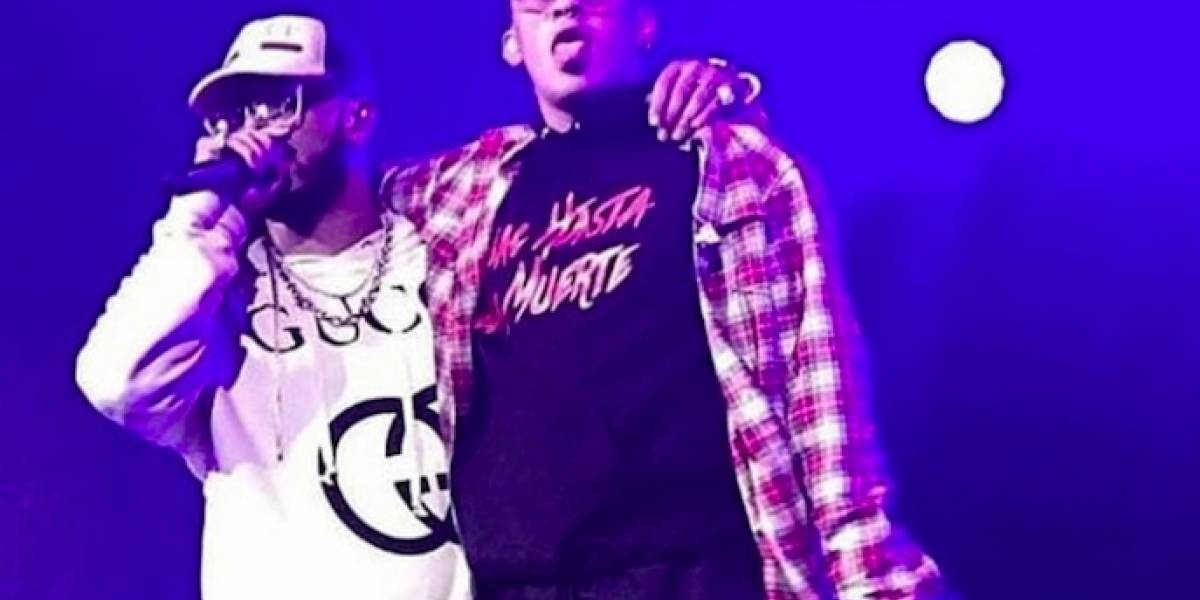 Bad Bunny se juntó con Anuel AA en su concierto en Miami