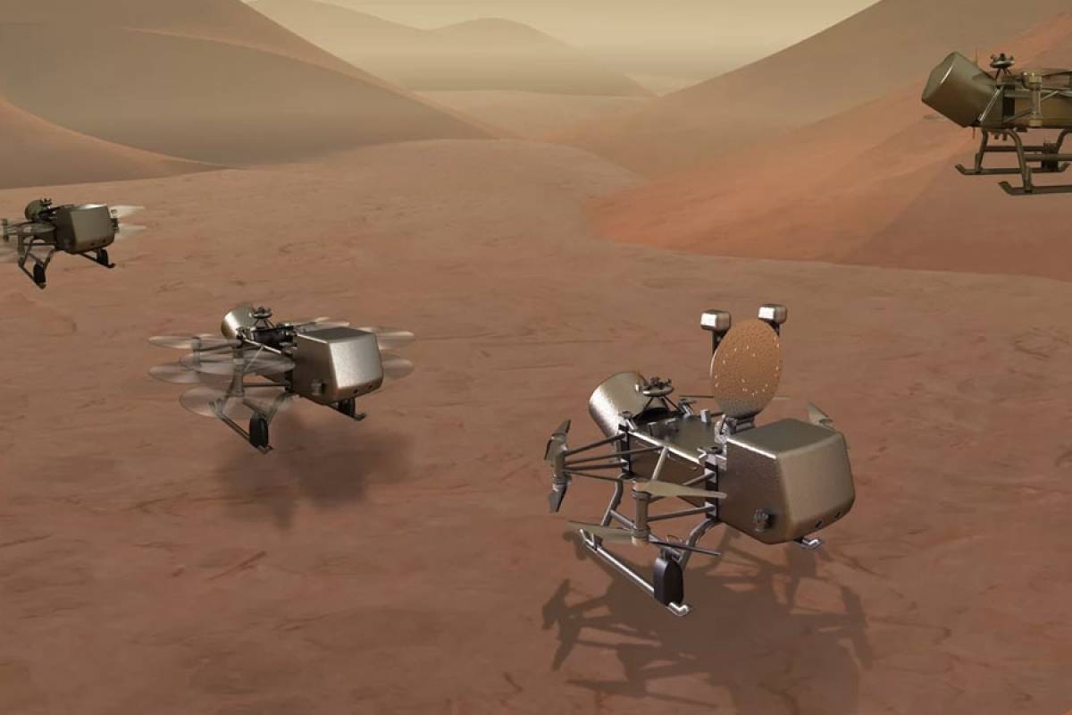 NASA、タイタン向けの8ロータードラゴンフライ無人機をテスト - TECHTREND