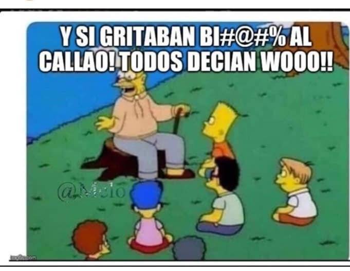 Los mejores memes del abuelo Simpson recordando el pasado