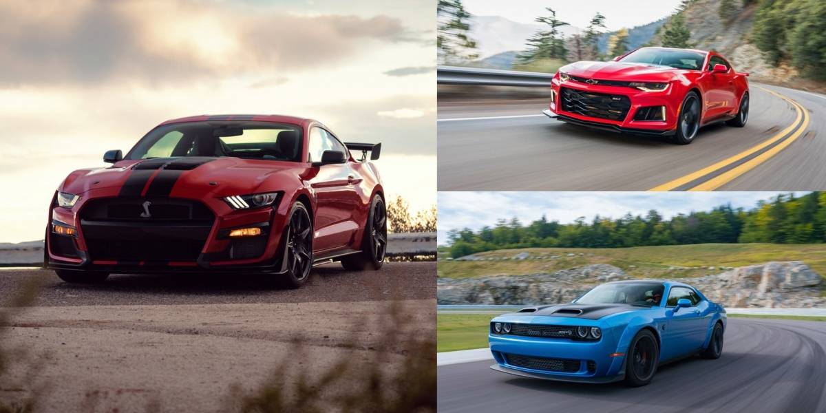 Shelby GT500 vs. Camaro ZL1 vs. Challenger Hellcat Redeye, los ponemos ...