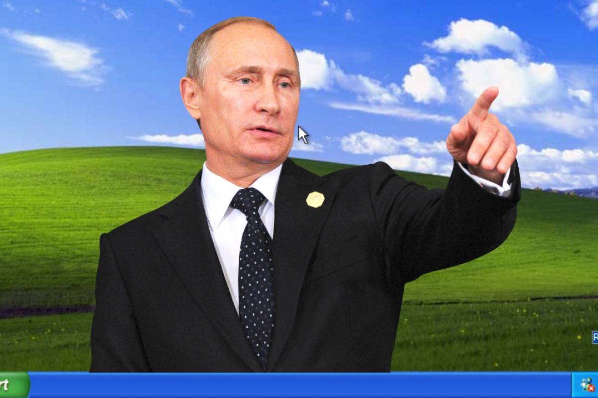 Rusia con R de Retro: Putin sigue utilizando Windows XP