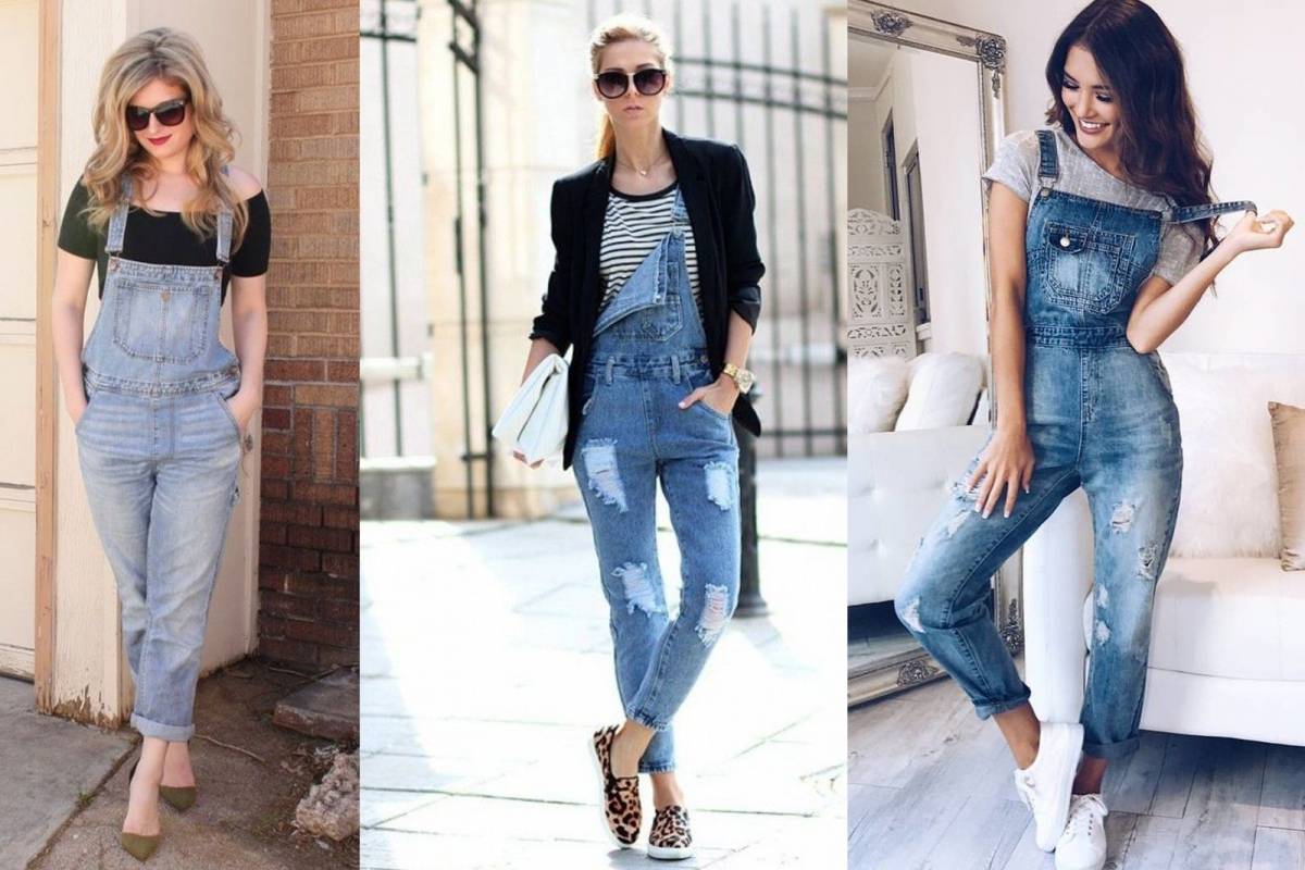 Looks con overol de mezclilla para lucir cómodas y frescas en el otoño ...