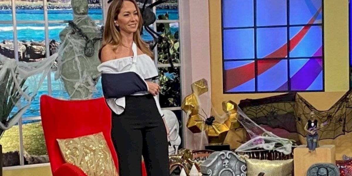 Así quedó Alexandra Fuentes tras intenso paso de baile | Metro